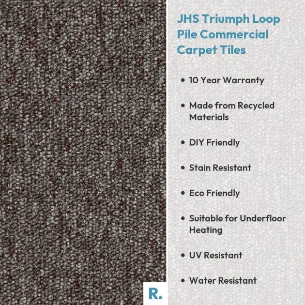 JHS Triumph Loop Pile Commercial Carpet Tiles | £96.00 per box
