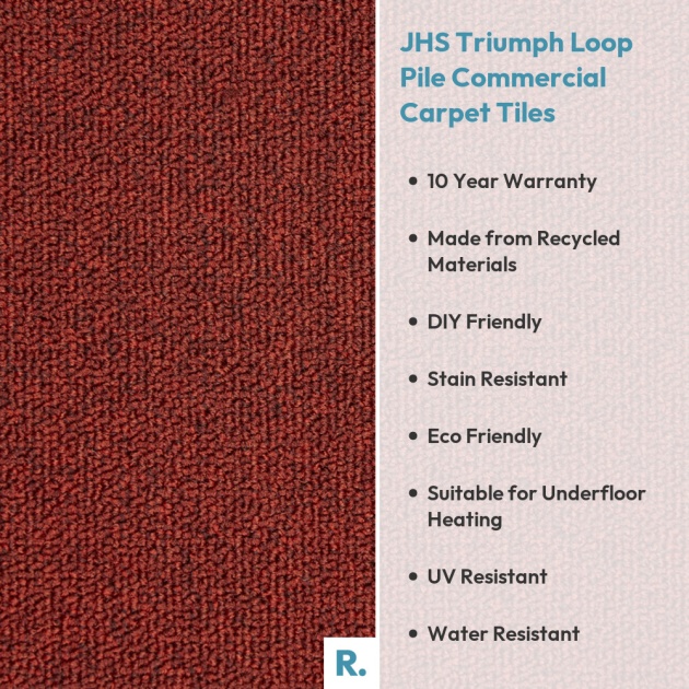 JHS Triumph Loop Pile Commercial Carpet Tiles | £96.00 per box