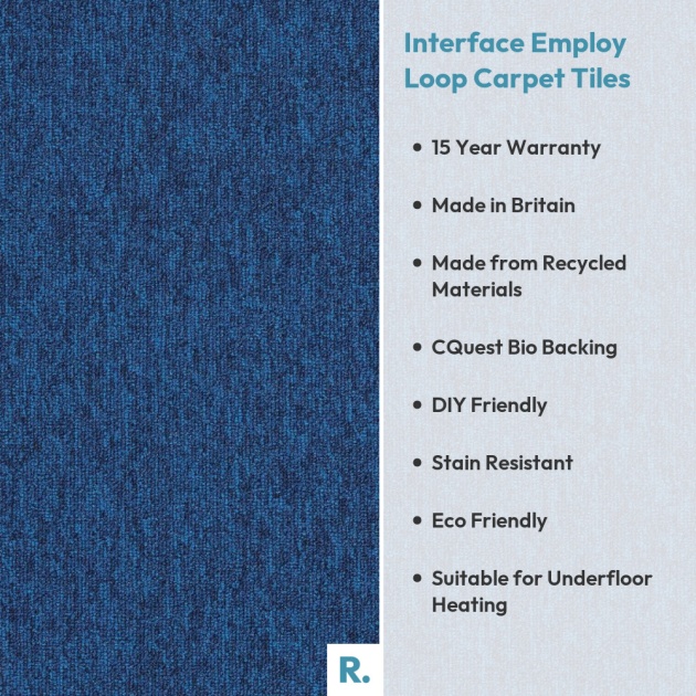 Interface Employ Loop Carpet Tiles | £115.80 per box