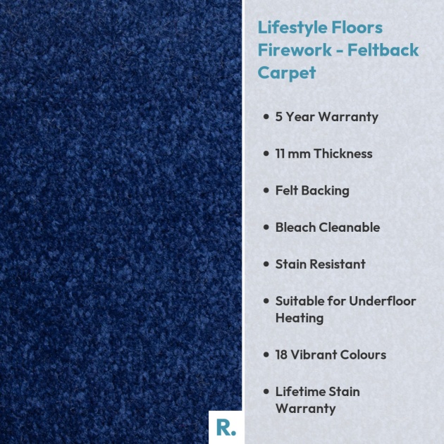 Lifestyle Floors Firework Colours Bleach Cleanable Carpet | From £7.95 ...