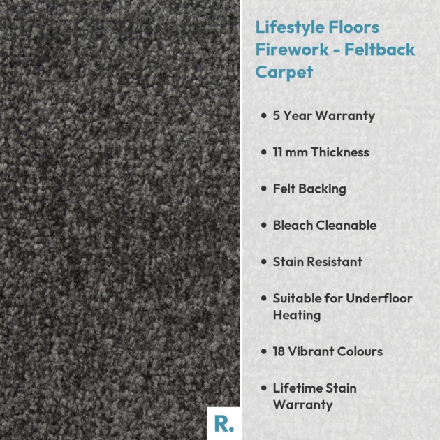 Lifestyle Floors Firework Colours Bleach Cleanable Carpet | From £7.95 ...