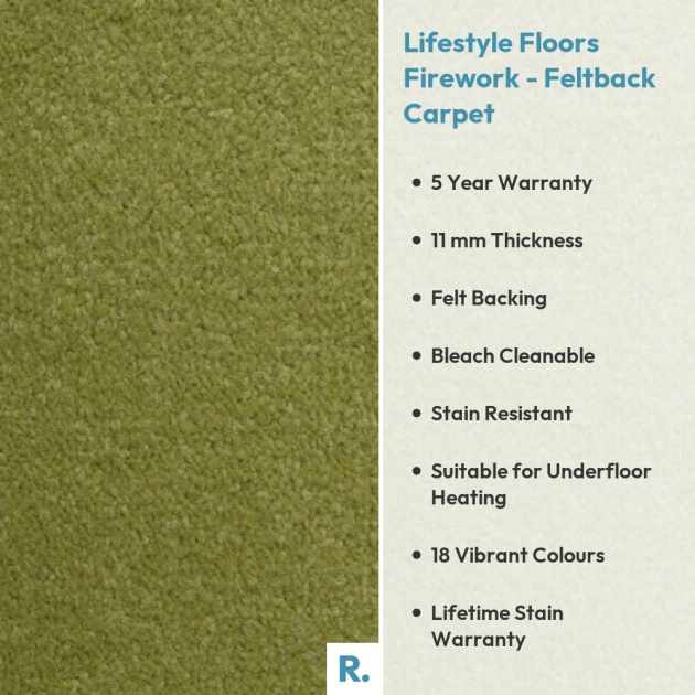 Lifestyle Floors Firework Colours Bleach Cleanable Carpet | From £7.95 ...