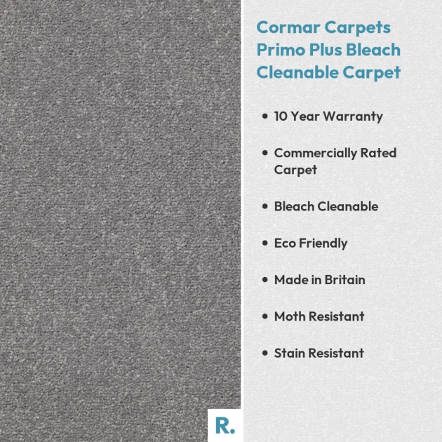 Cormar Carpets Primo Plus Bleach Cleanable Carpet | From £14.95 / sq. metre