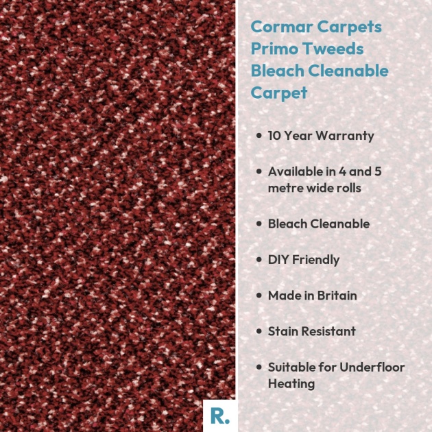 Cormar Carpets Primo Tweeds Bleach Cleanable Carpet | From £16.95 / sq ...