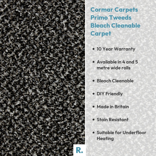Cormar Carpets Primo Tweeds Bleach Cleanable Carpet | From £16.95 / sq ...