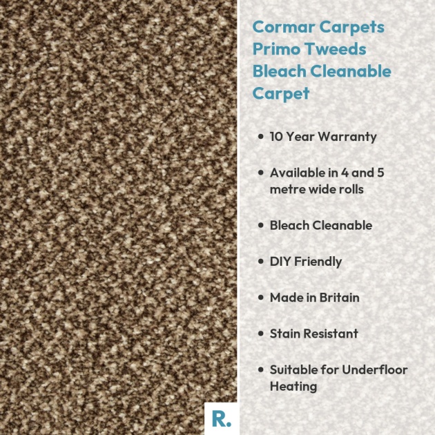 Cormar Carpets Primo Tweeds Bleach Cleanable Carpet | From £16.95 / sq ...