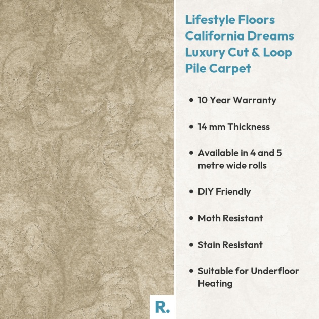 Lifestyle Floors California Dreams Luxury Cut & Loop Pile Carpet | From ...