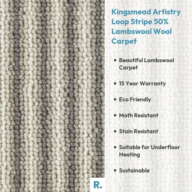 Kingsmead Artistry Loop Stripe Carpet | SPECIAL OFFER