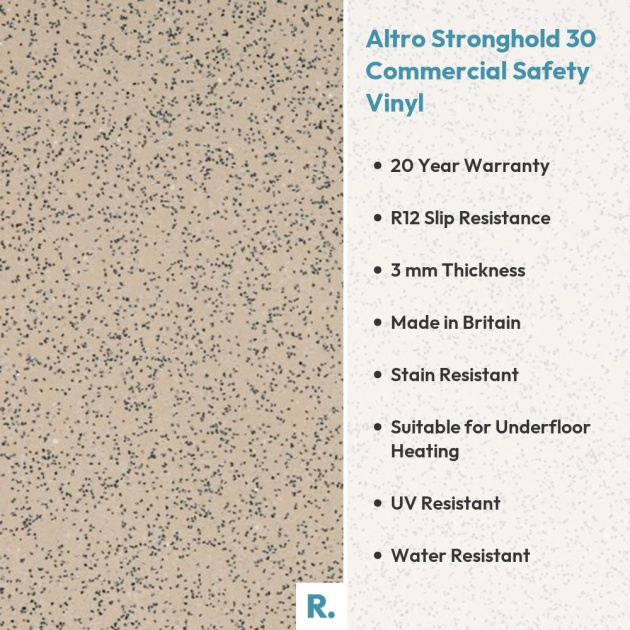 Altro Stronghold 30 Commercial Safety Vinyl | £75.95 / sq. metre