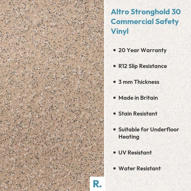 Altro Stronghold 30 Commercial Safety Vinyl | £75.95 / sq. metre