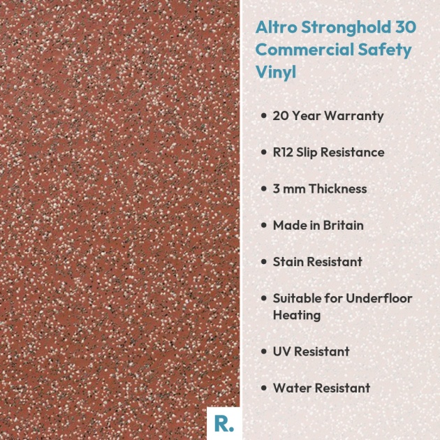 Altro Stronghold 30 Commercial Safety Vinyl | From £66.95 / sq. metre