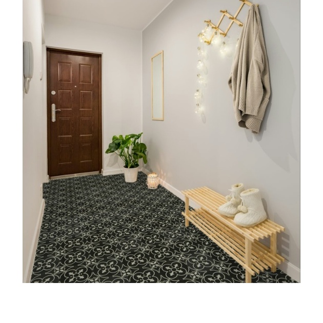 Grande Victorian Tile Vinyl by Remland | From £8.95 / sq. metre