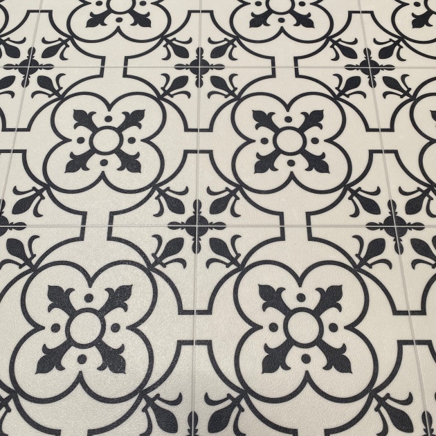 Grande Victorian Tile Vinyl by Remland | From £8.95 / sq. metre
