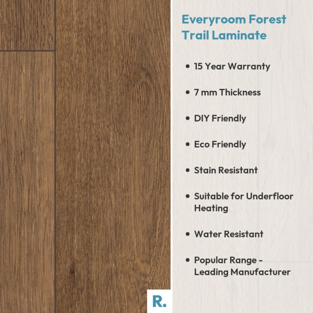 Forest Trail 7mm Water Resistant Laminate by Remland | £22.29 per pack