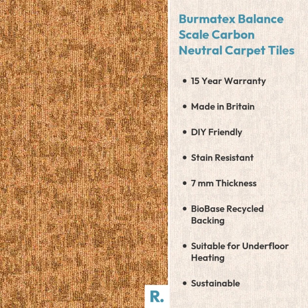 Burmatex Balance Scale Carbon Neutral Carpet Tiles | £205.80 per box