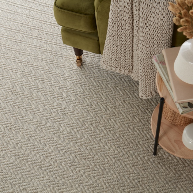 Lifestyle Floors Rolling Hills 50/50 Wool Loop Chevron Carpet | From £ ...