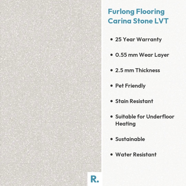 Furlong Flooring Carina Stone LVT - 0.55mm Wear Layer | £76.17 per pack