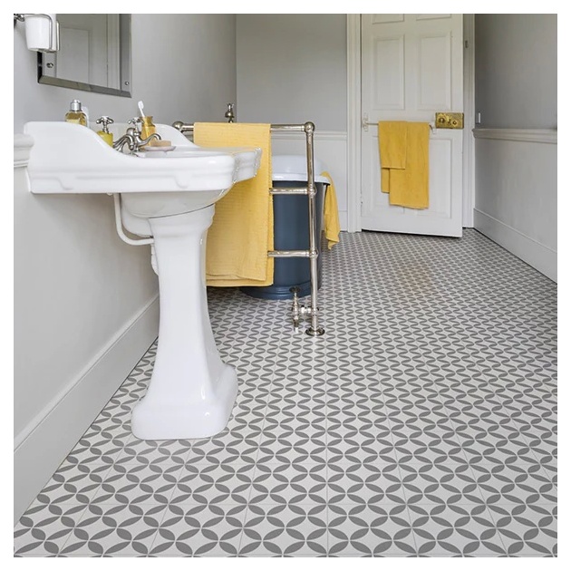 Classic Magali Mosaic Tile Vinyl by Remland | From £8.95 / sq. metre