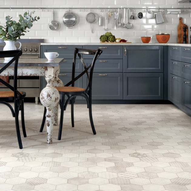 Henna Tile Vinyl by Remland | From £10.95 / sq. metre