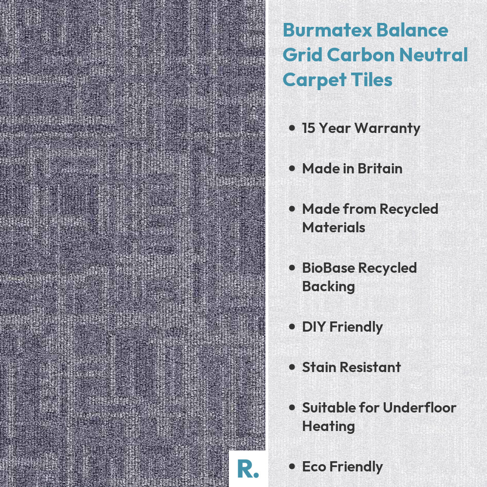 Burmatex Balance Grid Carbon Neutral Carpet Tiles | £205.80 per box