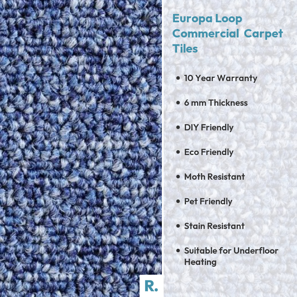 Europa Loop Commercial Carpet Tiles | £137.80 per box