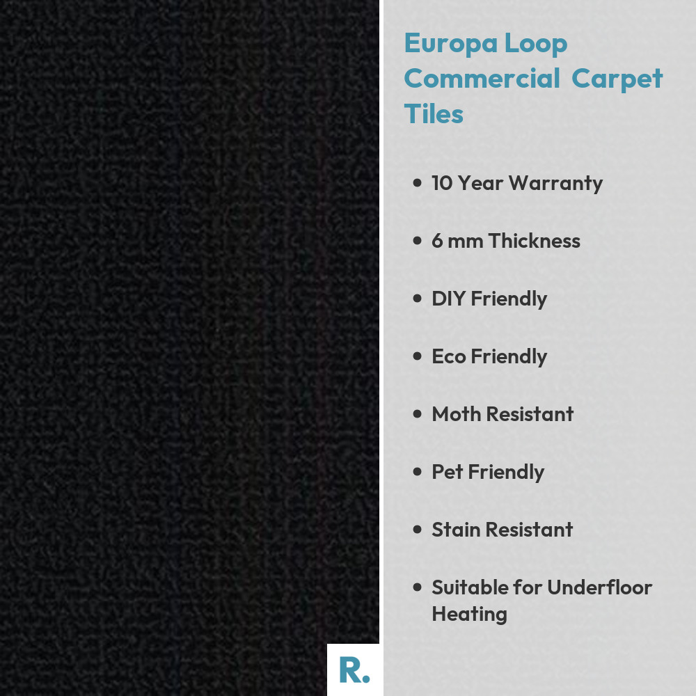 Europa Loop Commercial Carpet Tiles | £137.80 per box