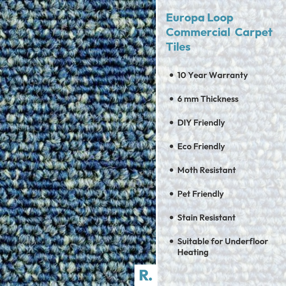 Europa Loop Commercial Carpet Tiles | £137.80 per box