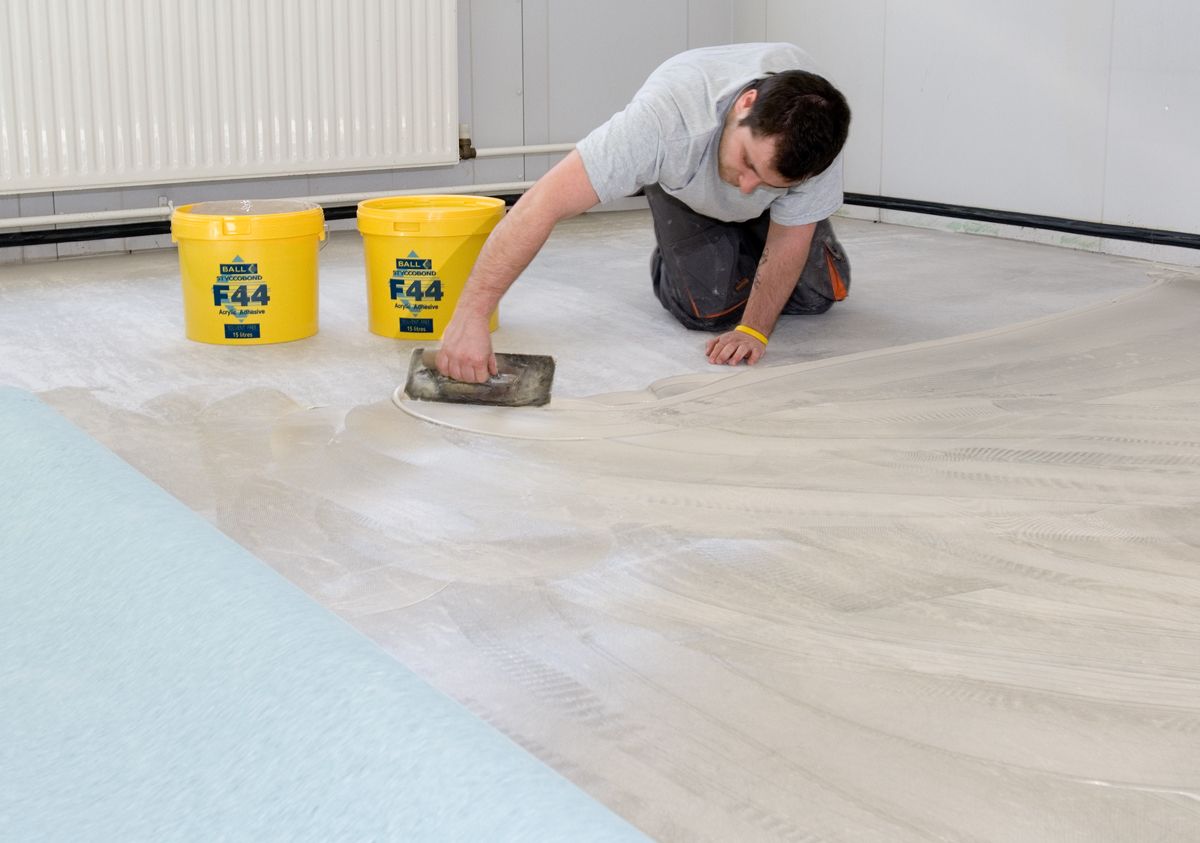 F Ball & Co F44 Professional Vinyl & Flotex Adhesive (15ltr Tub) | From ...