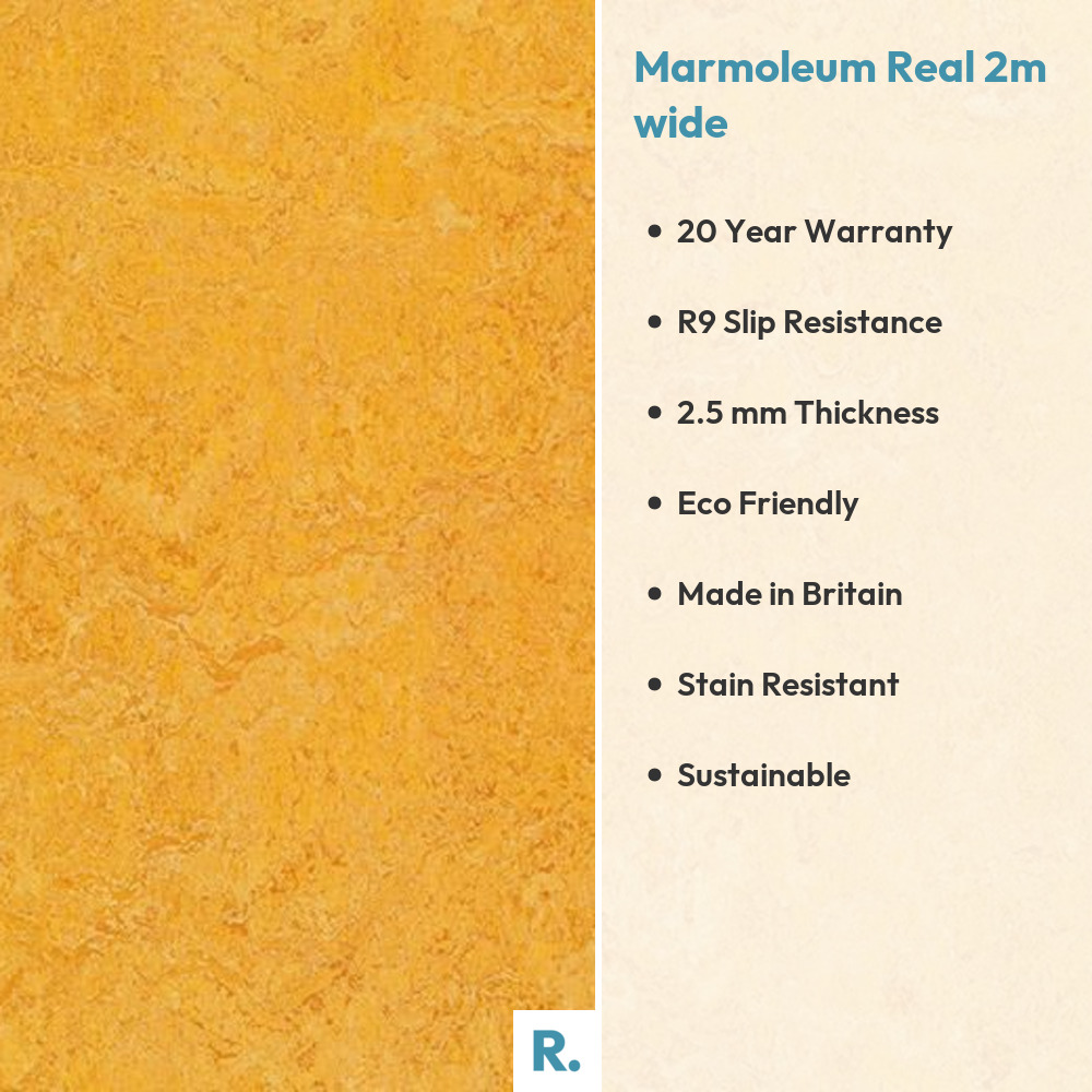 Marmoleum Real (2m Wide) | £29.95 / sq. metre