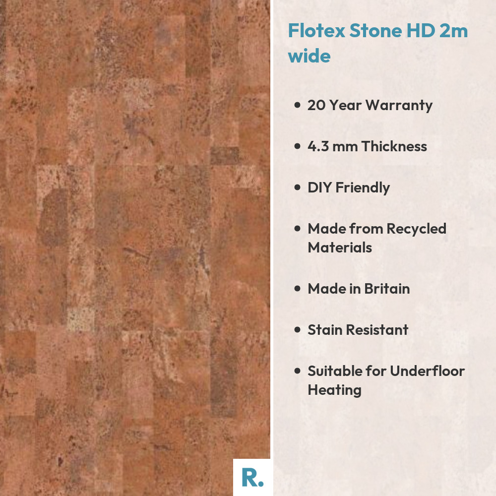 Flotex Stone HD 2m wide | £43.95 / sq. metre