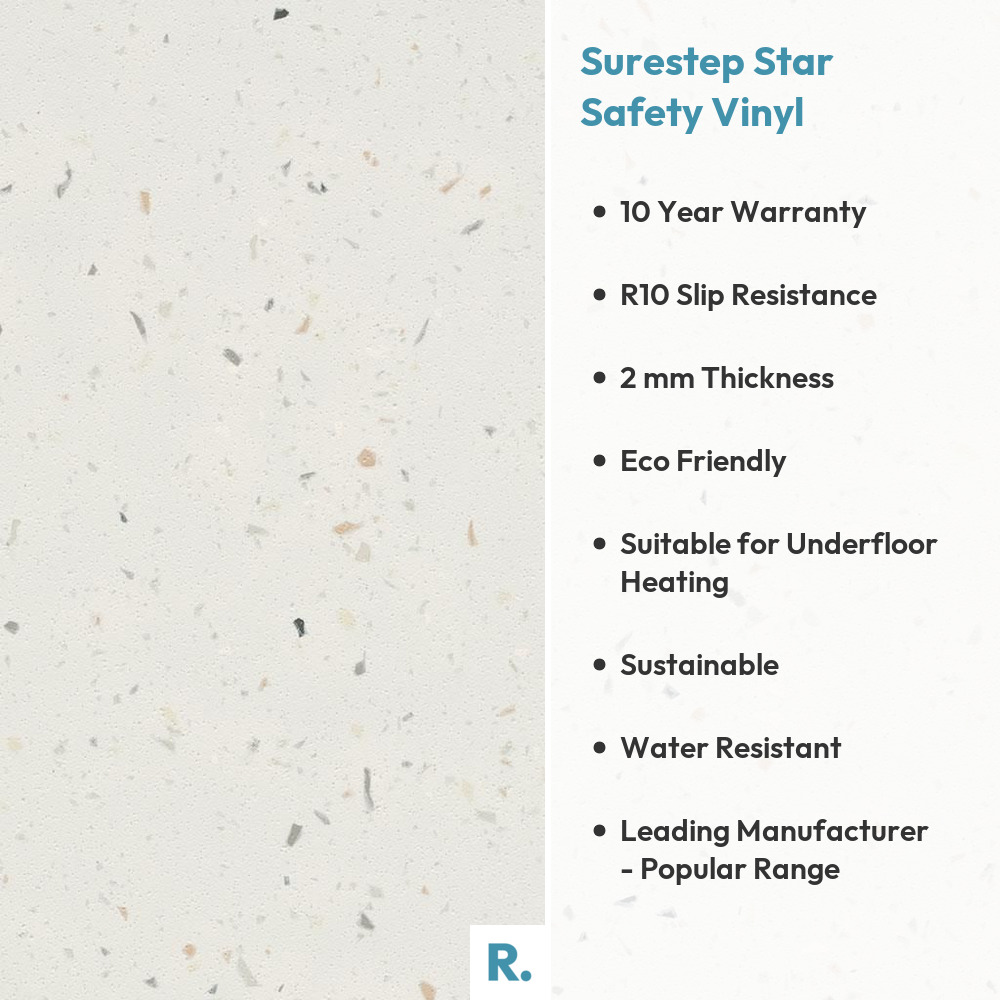 Surestep Star Safety Vinyl | £29.95 / sq. metre