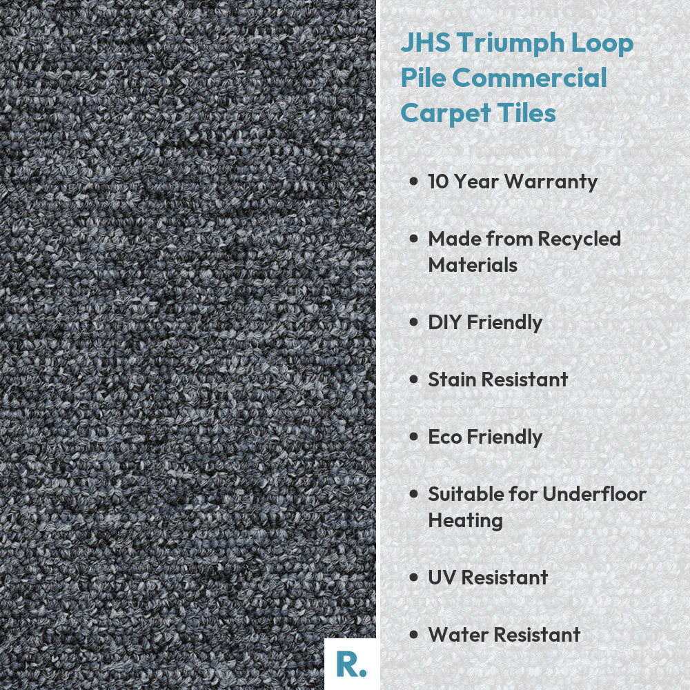 JHS Triumph Loop Pile Commercial Carpet Tiles | £96.00 per box