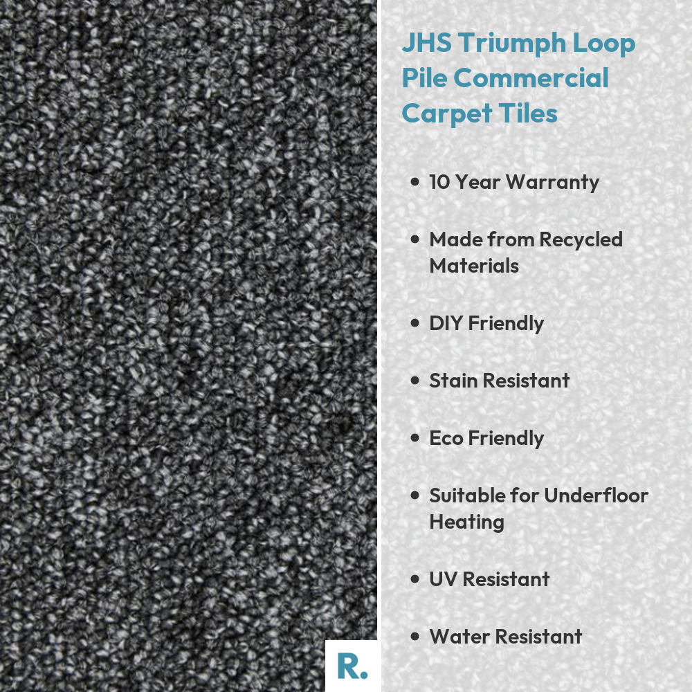 JHS Triumph Loop Pile Commercial Carpet Tiles | £96.00 per box