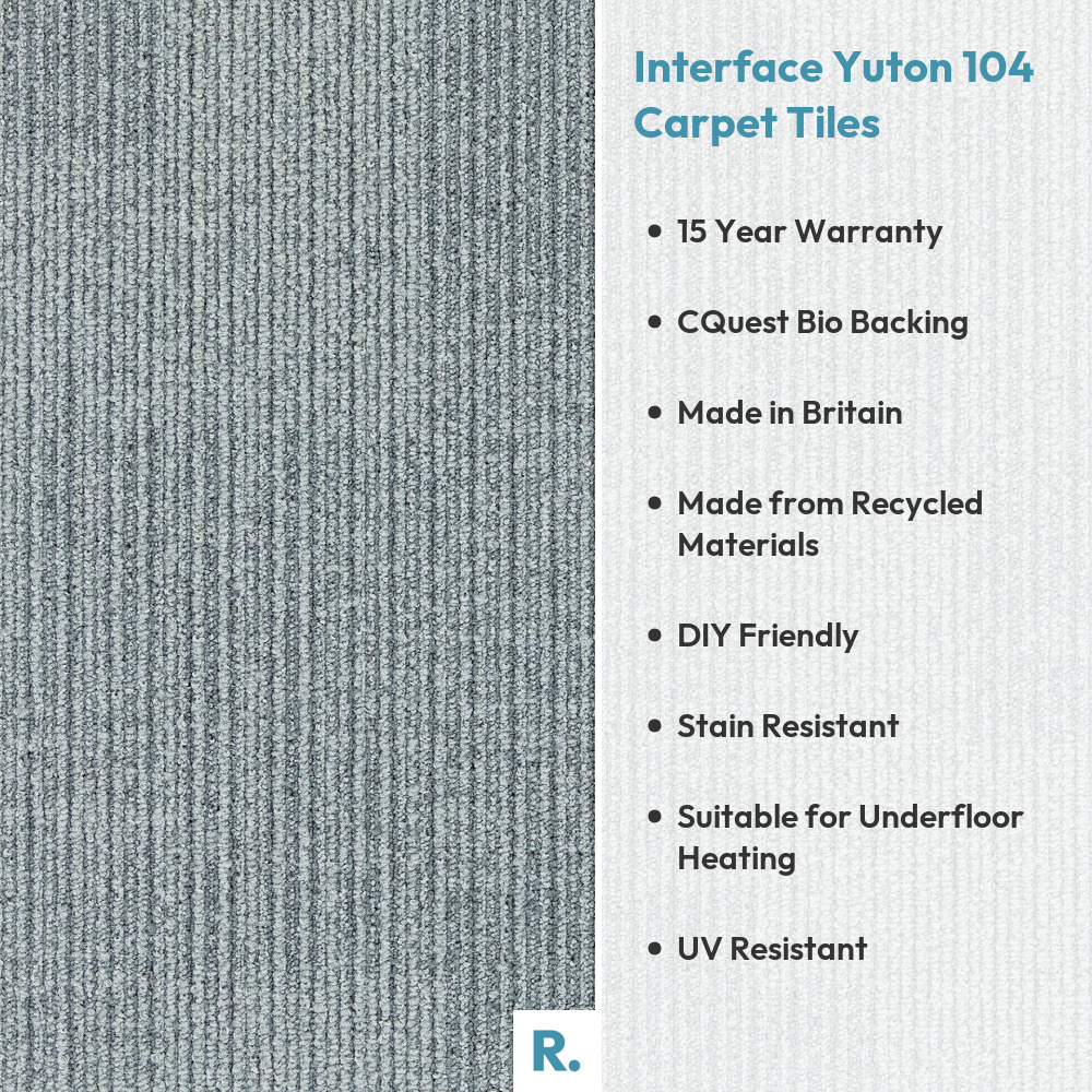 Interface Yuton 104 Carpet Tiles | £134.24 per box