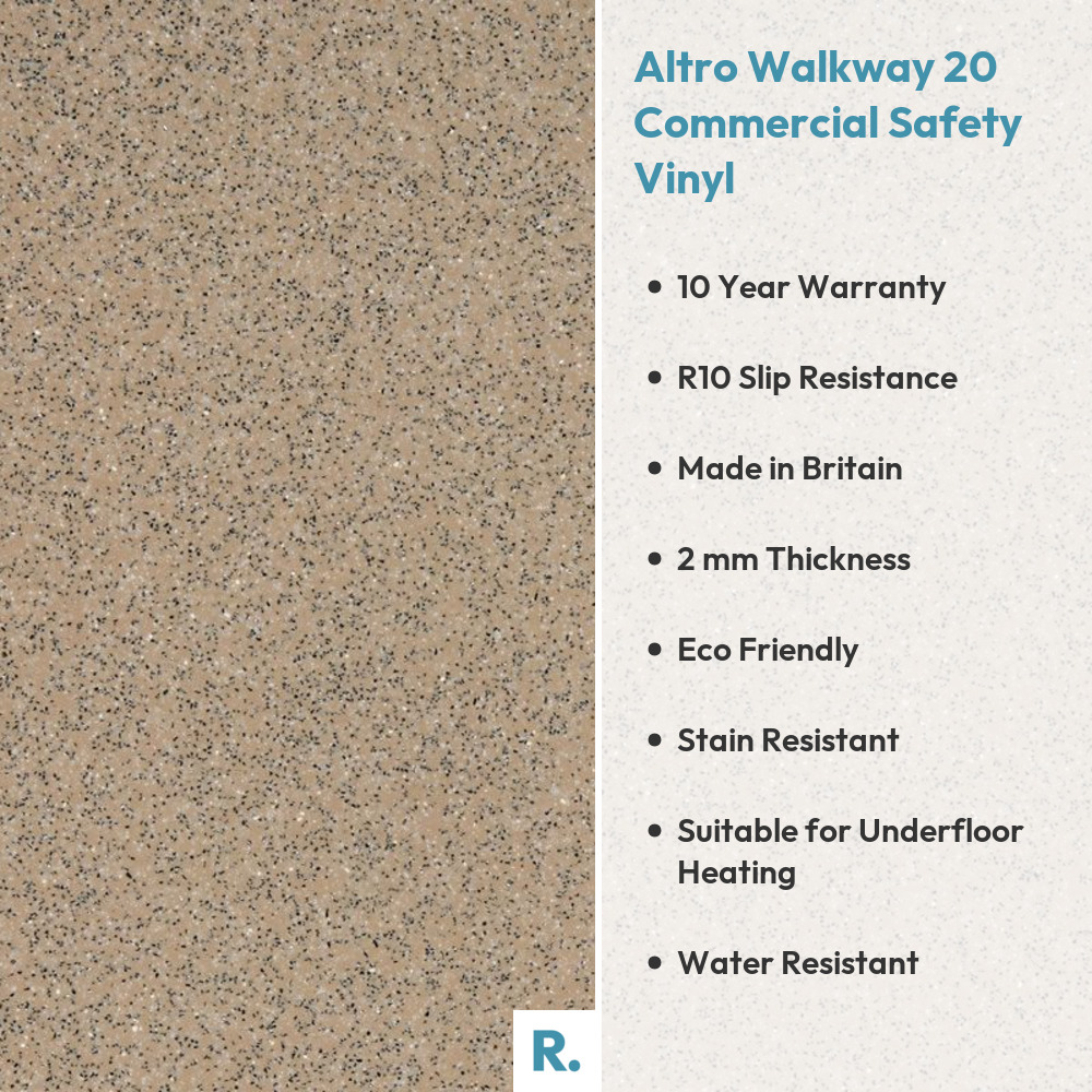Altro Walkway 20 Commercial Safety Vinyl | From £20.95 / sq. metre