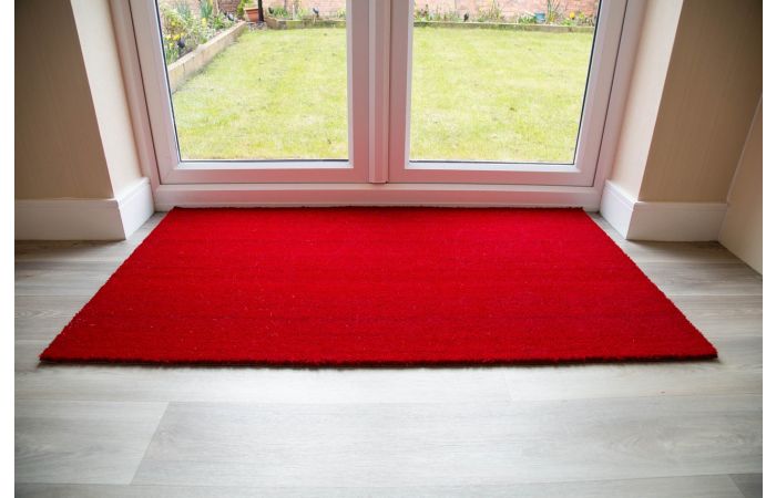 Red Natural Premium Coir Matting (1m & 2m Wide) | £37.95 / sq. metre