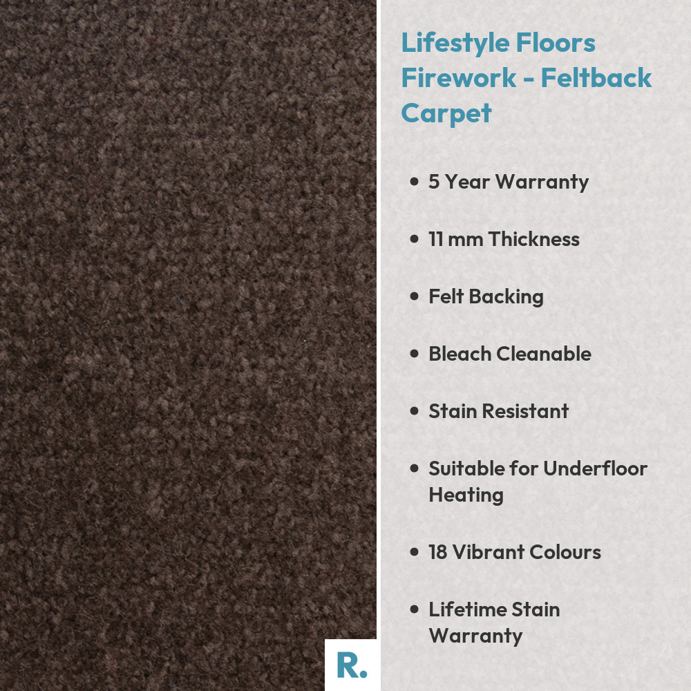 Lifestyle Floors Firework Colours Bleach Cleanable Carpet | From £7.95 ...