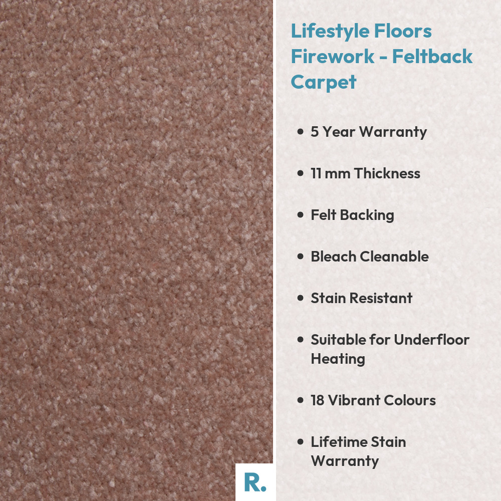 Lifestyle Floors Firework Colours Bleach Cleanable Carpet | From £7.95 ...