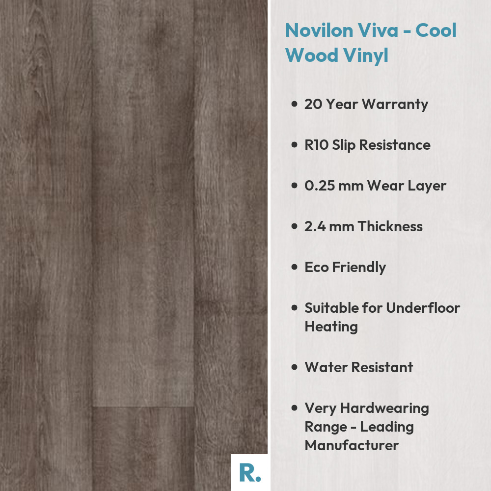 Novilon Viva - Cool Wood Vinyl | From £21.95 / sq. metre