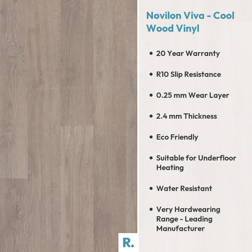 Novilon Viva - Cool Wood Vinyl | From £21.95 / sq. metre