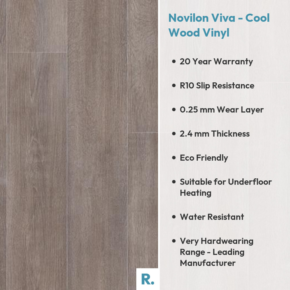 Novilon Viva - Cool Wood Vinyl | From £21.95 / sq. metre