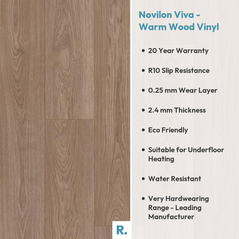 Novilon Viva - Warm Wood Vinyl | From £21.95 / sq. metre