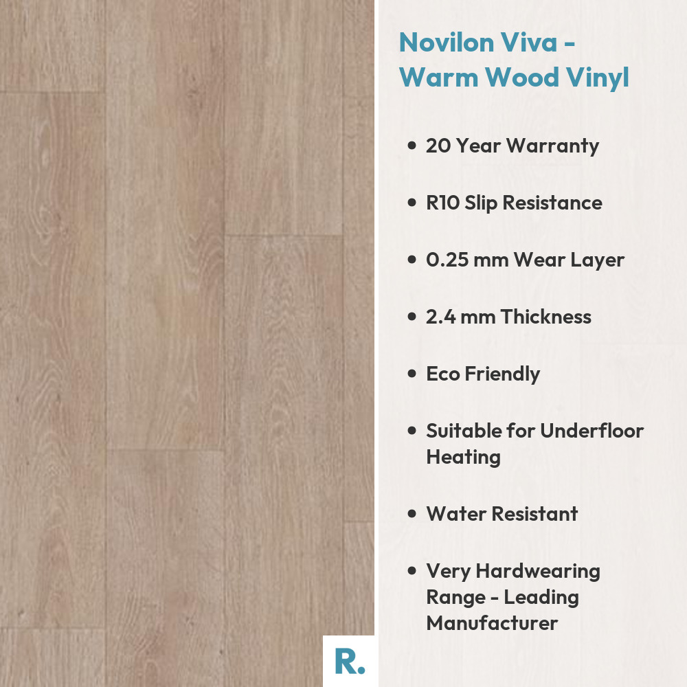 Novilon Viva - Warm Wood Vinyl | From £21.95 / sq. metre