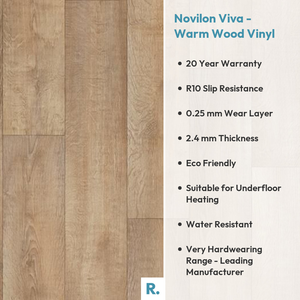 Novilon Viva - Warm Wood Vinyl | From £21.95 / sq. metre