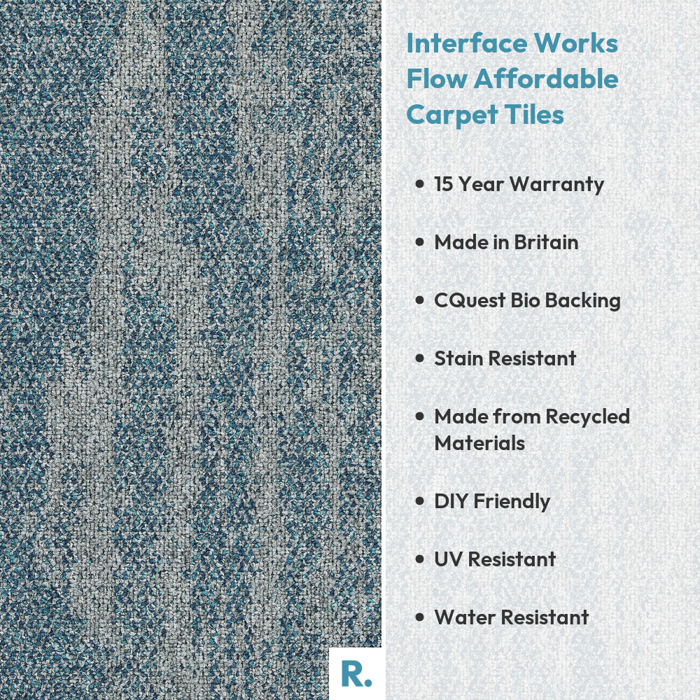 Interface Works Flow collection carpet tiles - Save up to 58%