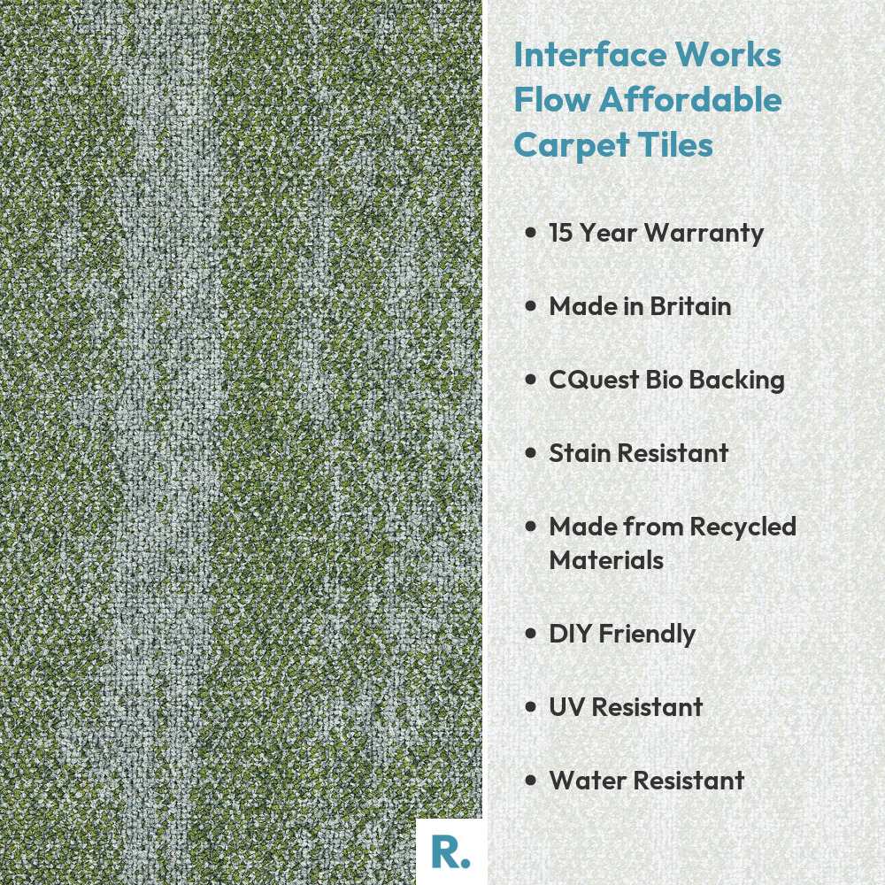 Interface Works Flow collection carpet tiles - Save up to 58%