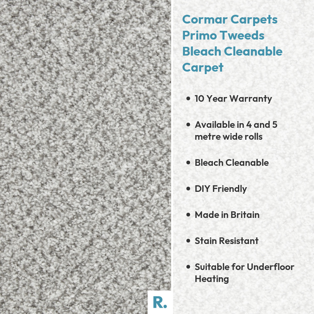 Cormar Carpets Primo Tweeds Bleach Cleanable Carpet | From £16.95 / sq ...