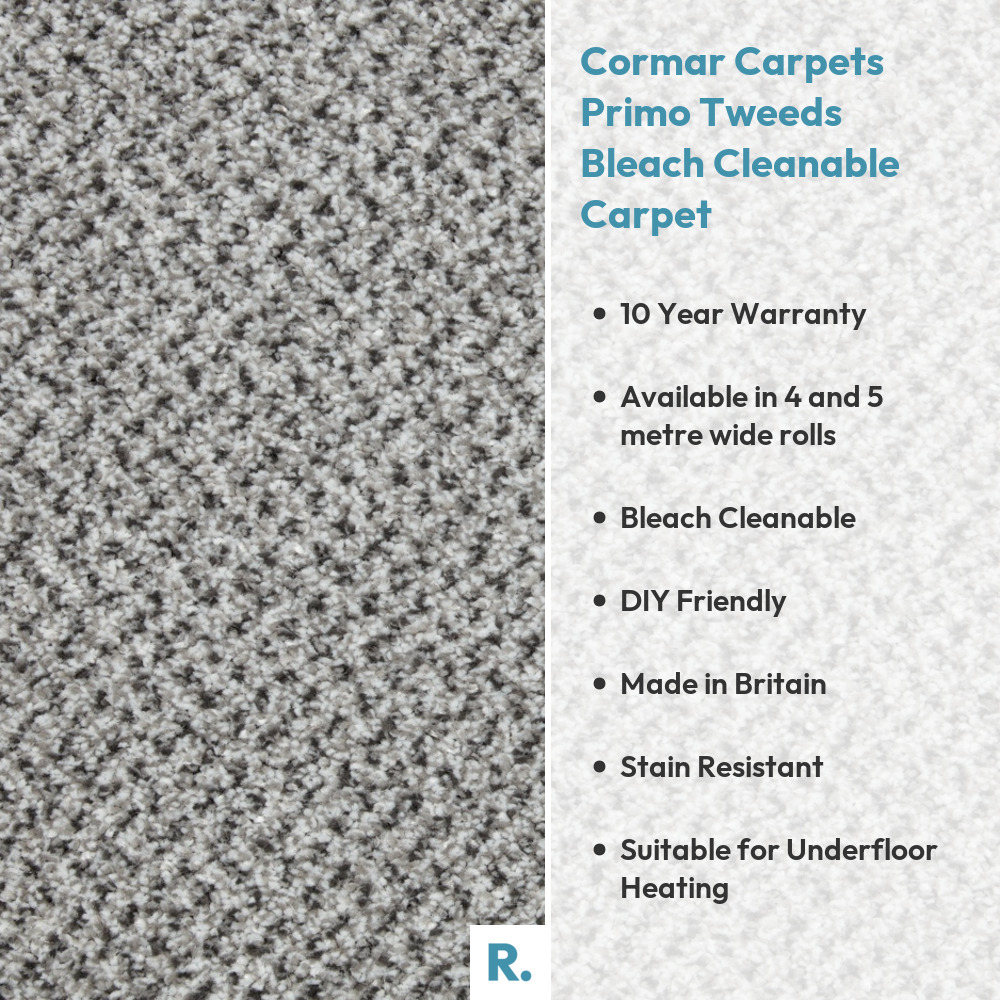 Cormar Carpets Primo Tweeds Bleach Cleanable Carpet | From £16.95 / sq ...