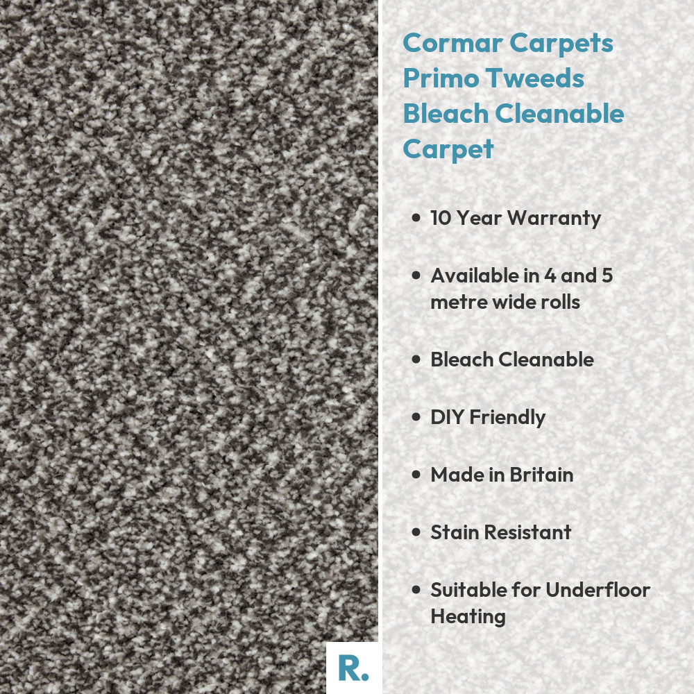 Cormar Carpets Primo Tweeds Bleach Cleanable Carpet | From £16.95 / sq ...