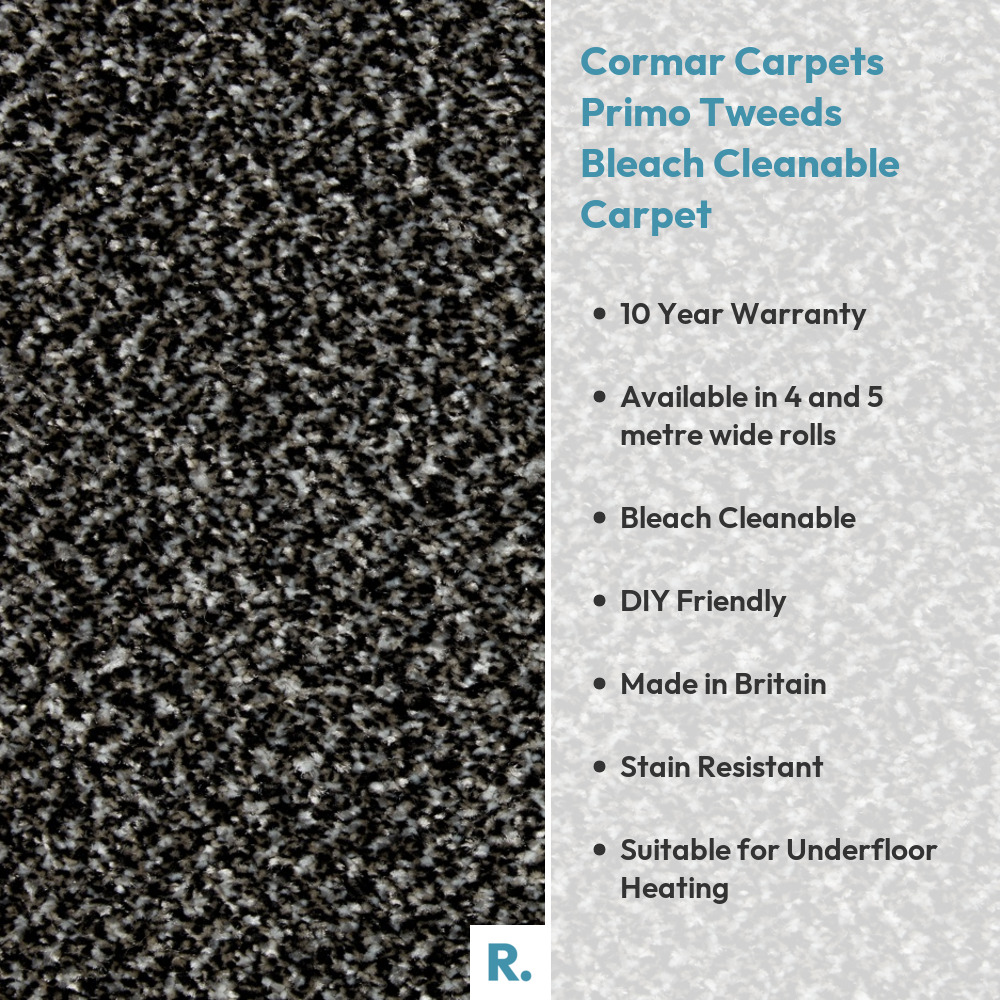 Cormar Carpets Primo Tweeds Bleach Cleanable Carpet | From £16.95 / sq ...
